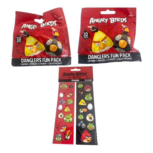 angry birds | Toys | Angry Birds Gift Set Surprise Dangler Packs ...